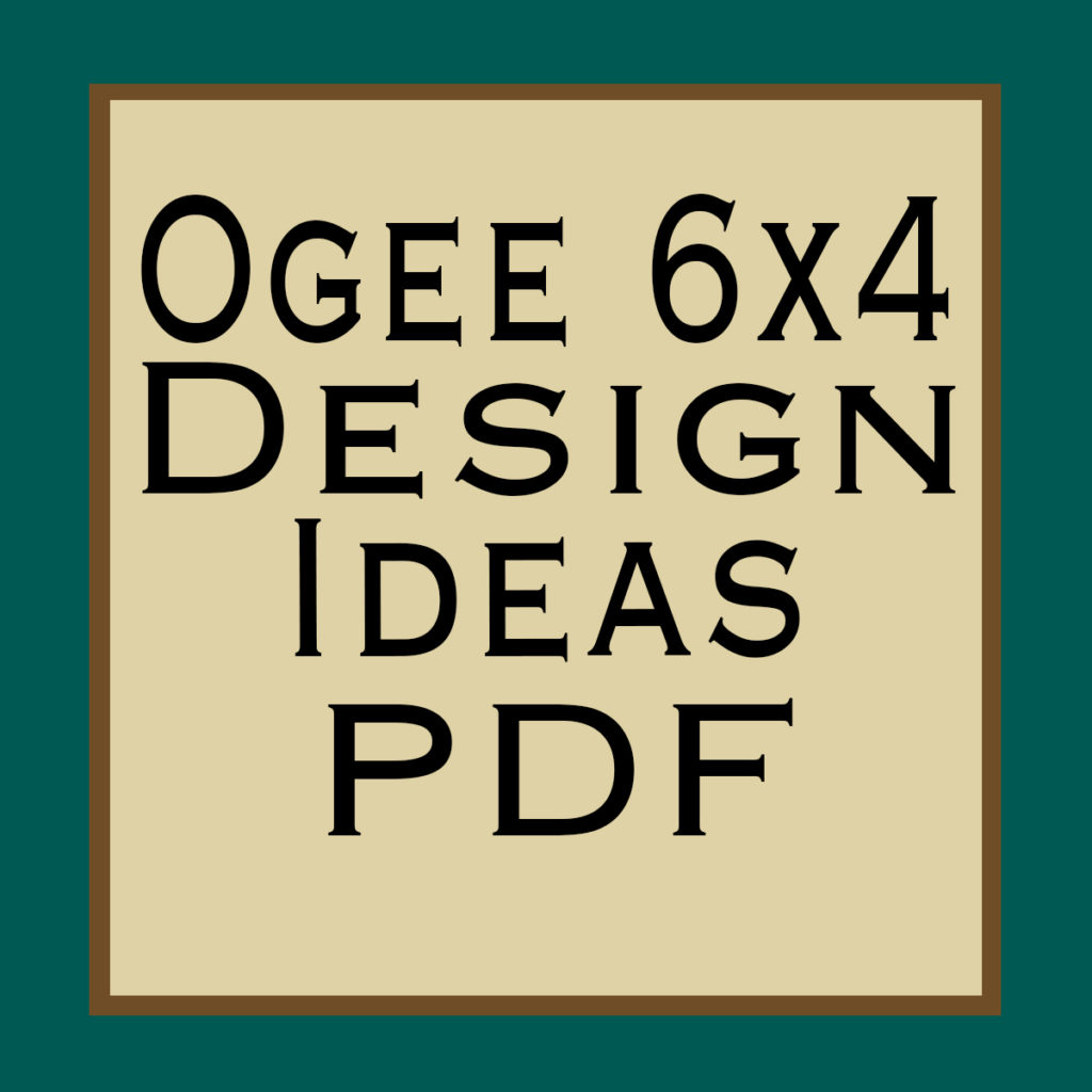 Arabesque Ogee 6×4 Template Set at Mainely Quilts of Love
